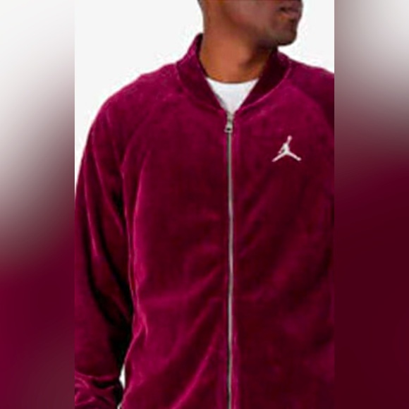 Jordan | Jackets & Coats | Air Jordan Velour Full Zip Mens Track Jacket ...